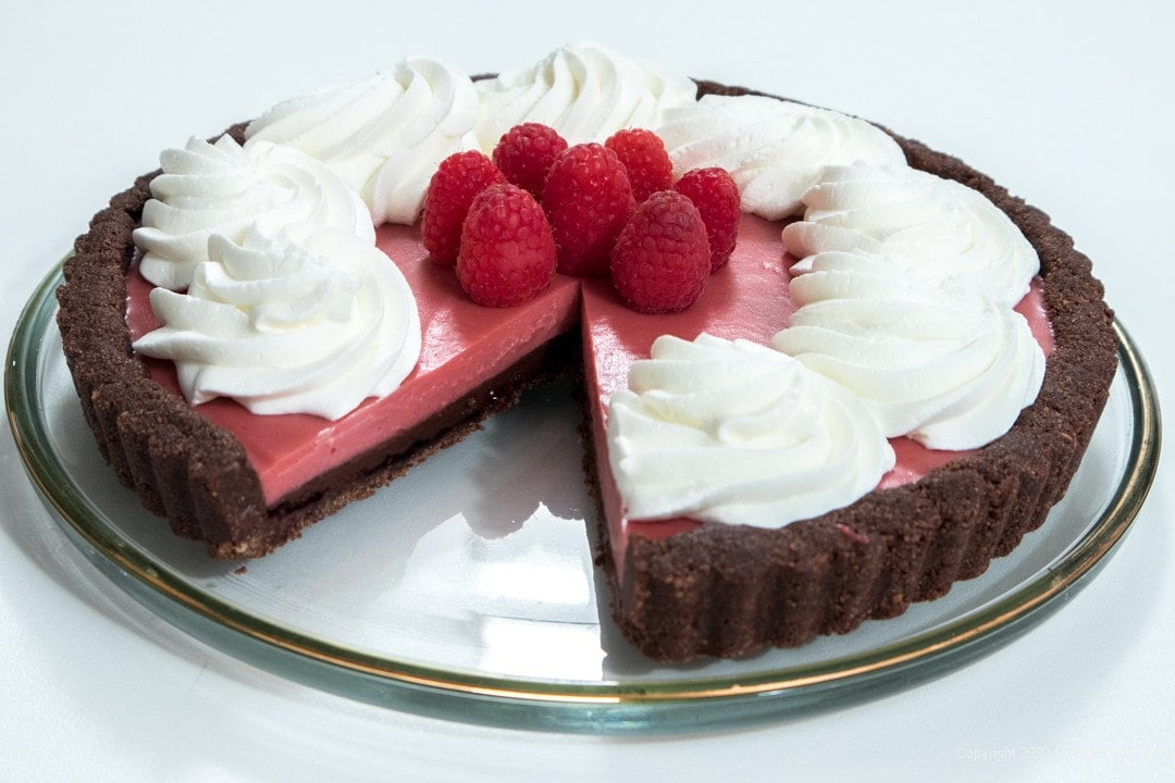 Chocolate Truffle Raspberry Curd Tart - Pastries Like a Pro