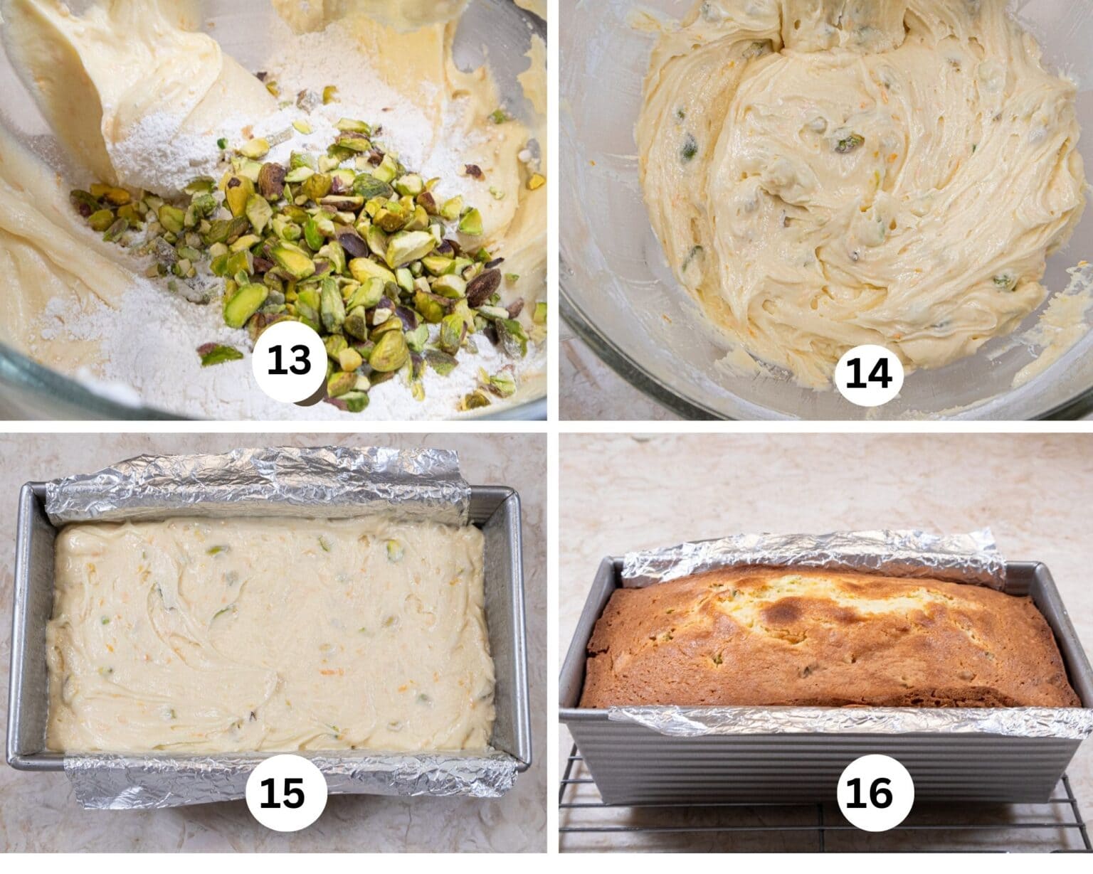 Orange Pistachio Loaf Cake - Pastries Like a Pro